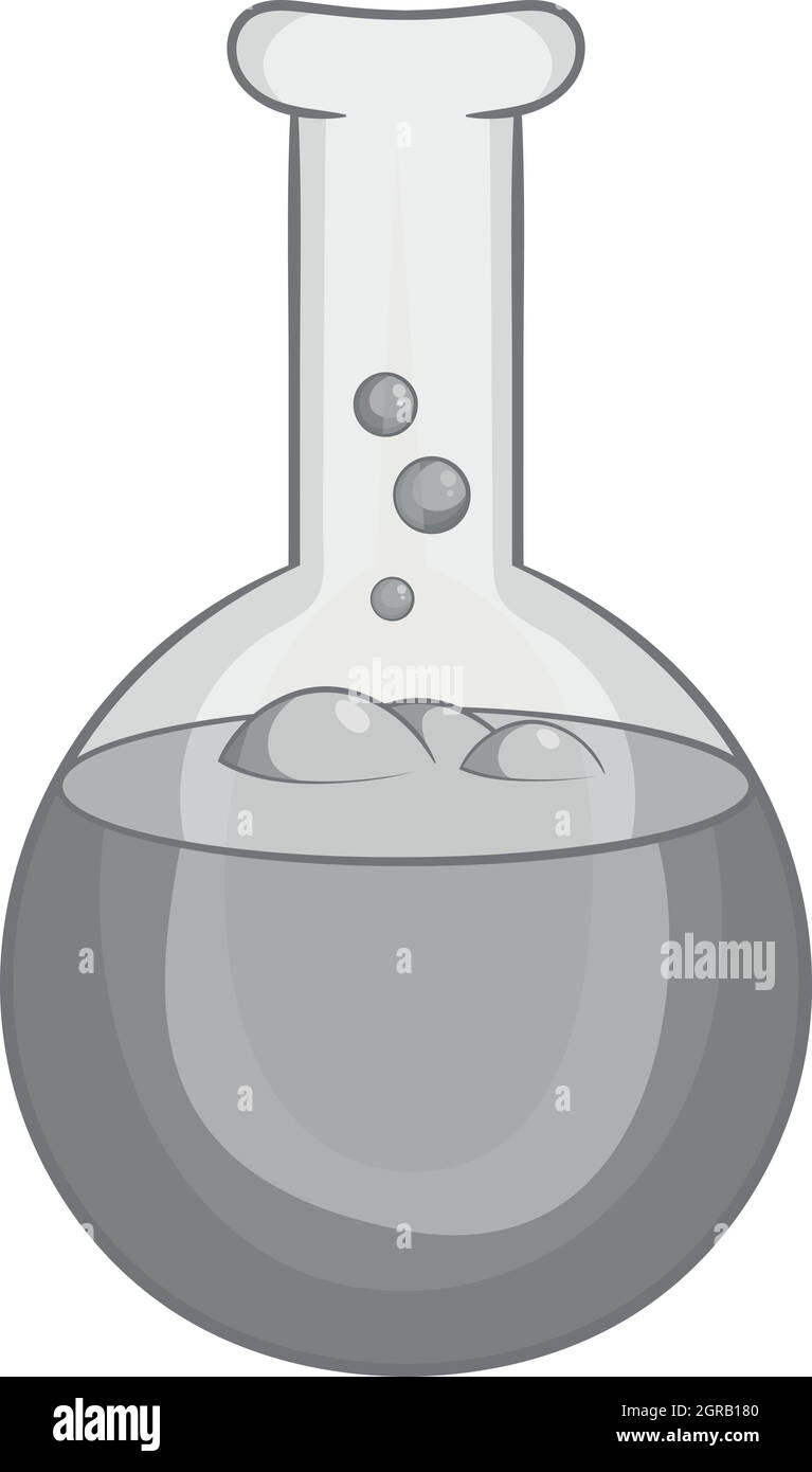 Laboratory flask icon cartoon style hi-res stock photography and images ...