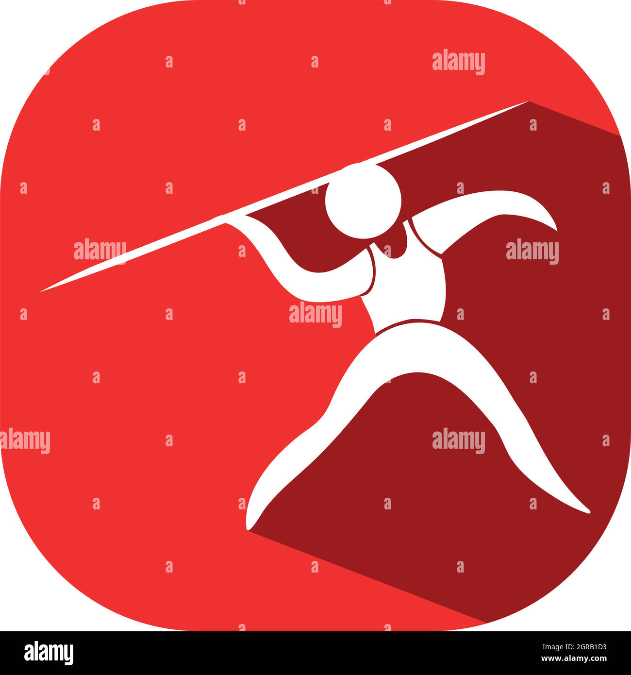 Sport logo design for javelin Stock Vector Image & Art - Alamy