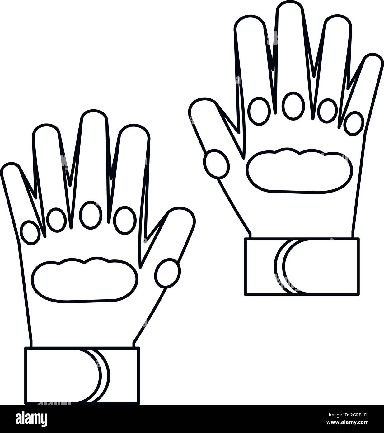 Paintball gun icon outline Cut Out Stock Images & Pictures - Alamy