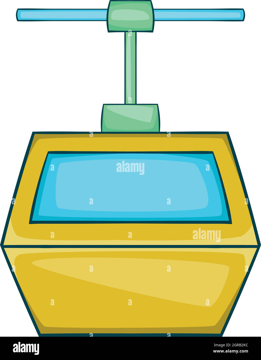 Ski lift transport icon Stock Vector Images - Alamy
