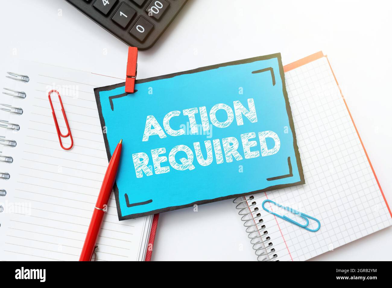 Hand writing sign Action Required. Business showcase Regard an action ...