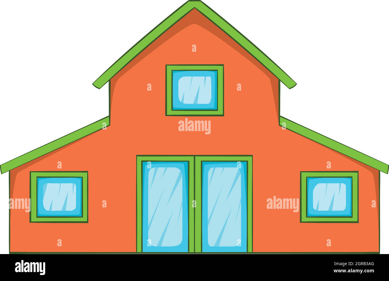 Cutaway house illustration hi-res stock photography and images - Alamy