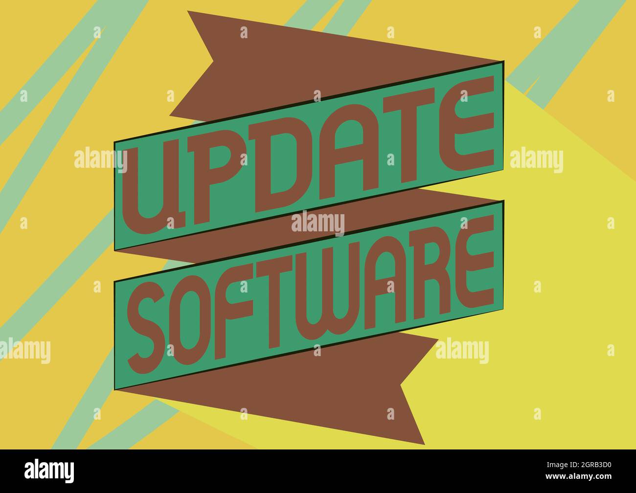Conceptual display Update Software. Word for replacing program with a newer version of same ...