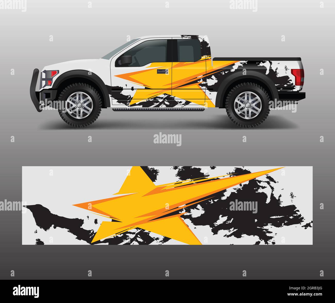 custom livery race rally offroad car vehicle sticker and tinting. Car ...