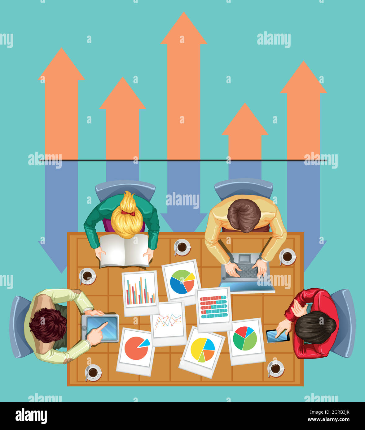 Team charts Stock Vector Images - Alamy