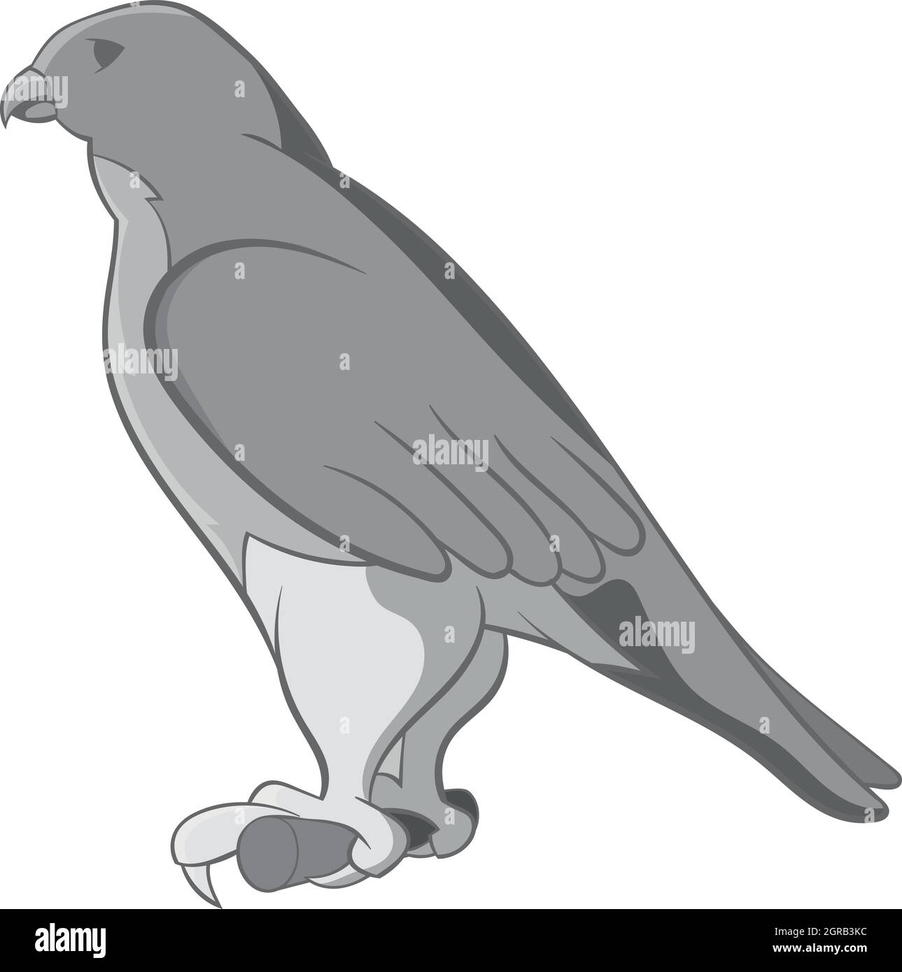 Falcon icon, black monochrome style Stock Vector Image & Art - Alamy