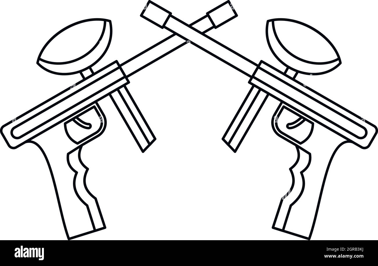 Paintball Gun Drawings