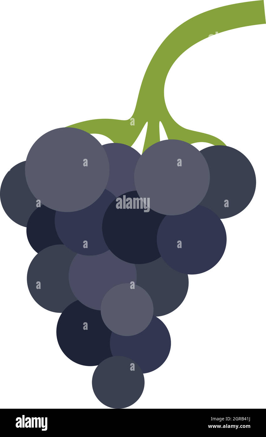 Grapes icon hi-res stock photography and images - Alamy