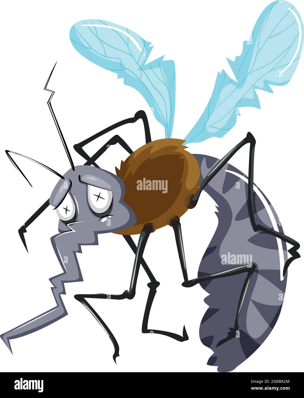 Mosquito in very bad shape Stock Vector Image & Art - Alamy