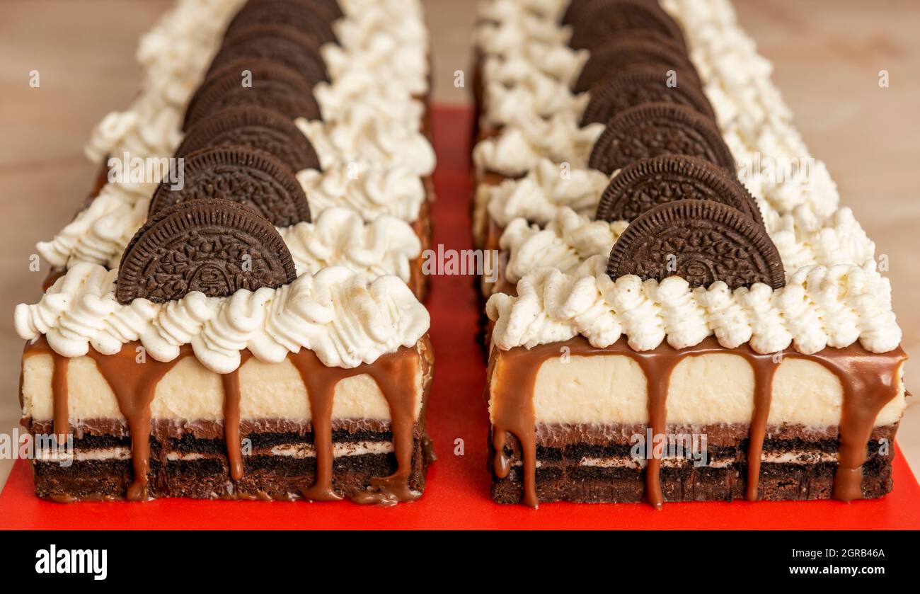 Luxury chocolate rectangle biscuit hi-res stock photography and images ...