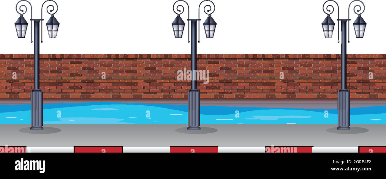 A town scene on white background Stock Vector Image & Art - Alamy