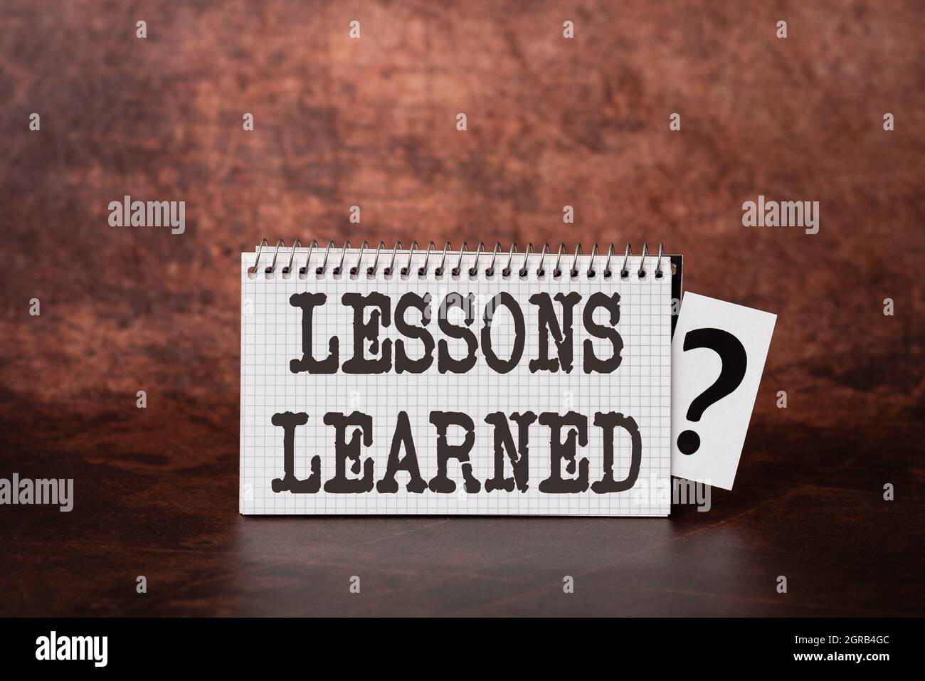 Inspiration showing sign Lessons Learned. Conceptual photo information ...