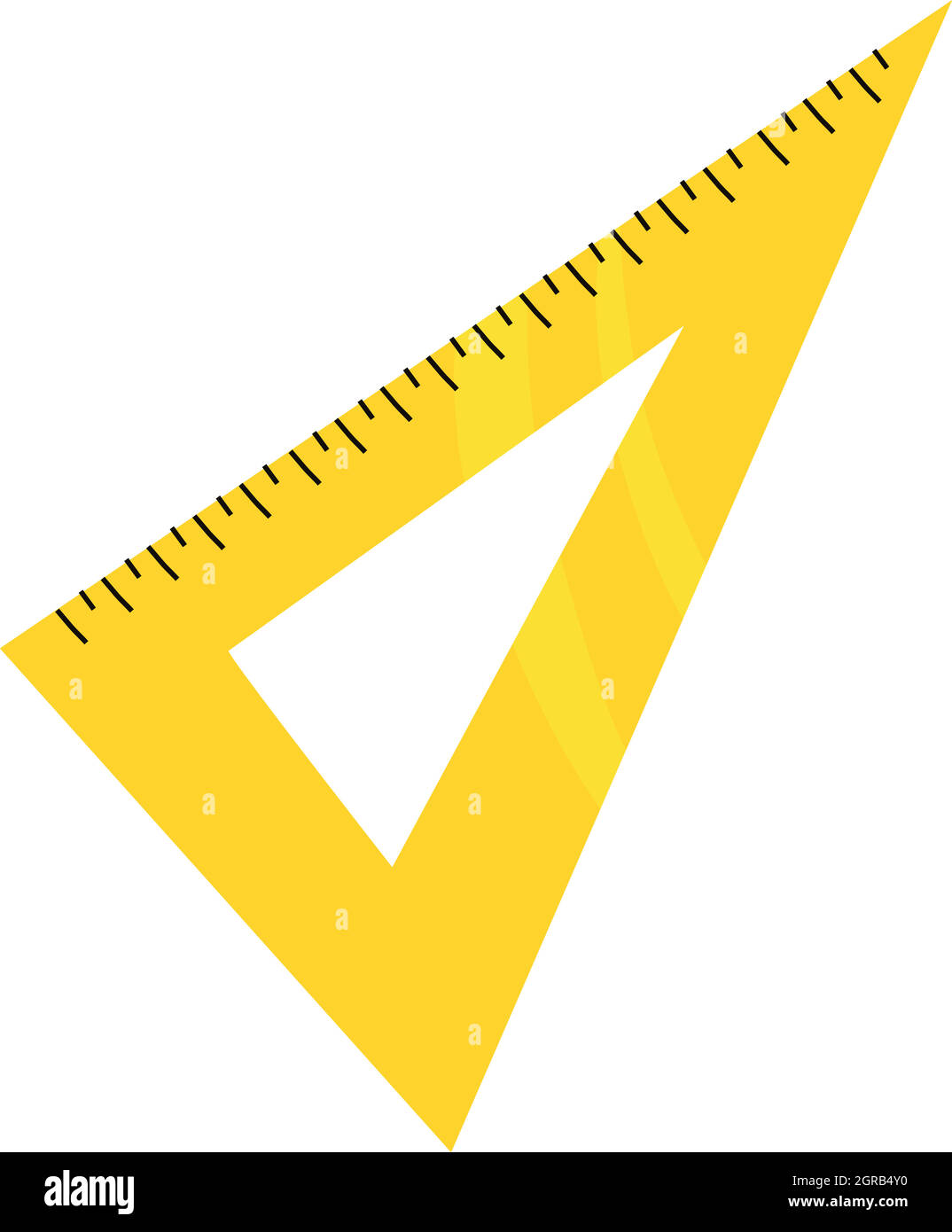 Wooden triangle icon, cartoon style Stock Vector Image & Art - Alamy