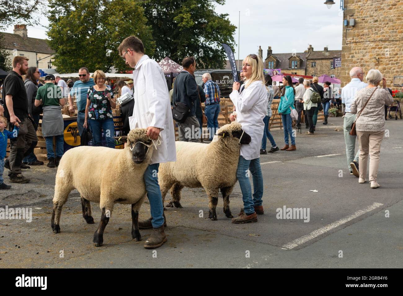 Sheep Fair at Masham Stock Photo - Alamy