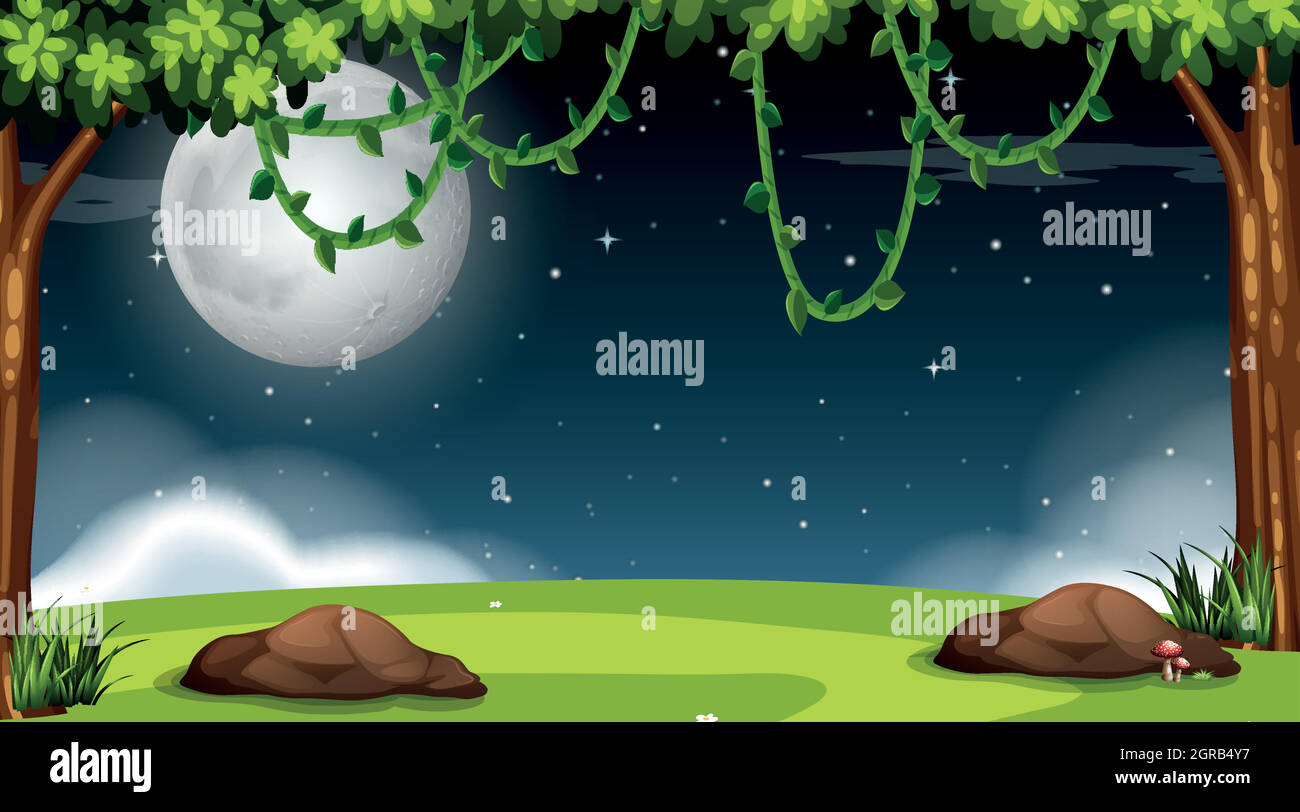 Natural environment scenes landscape Stock Vector Image & Art - Alamy