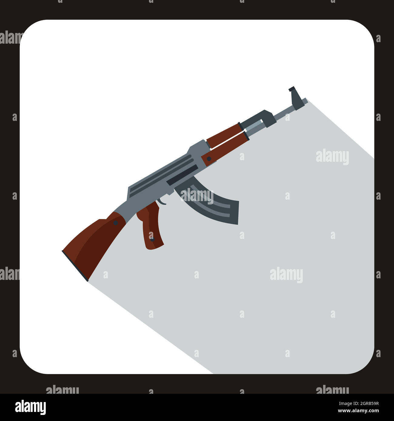 Submachine gun Stock Vector Images - Alamy