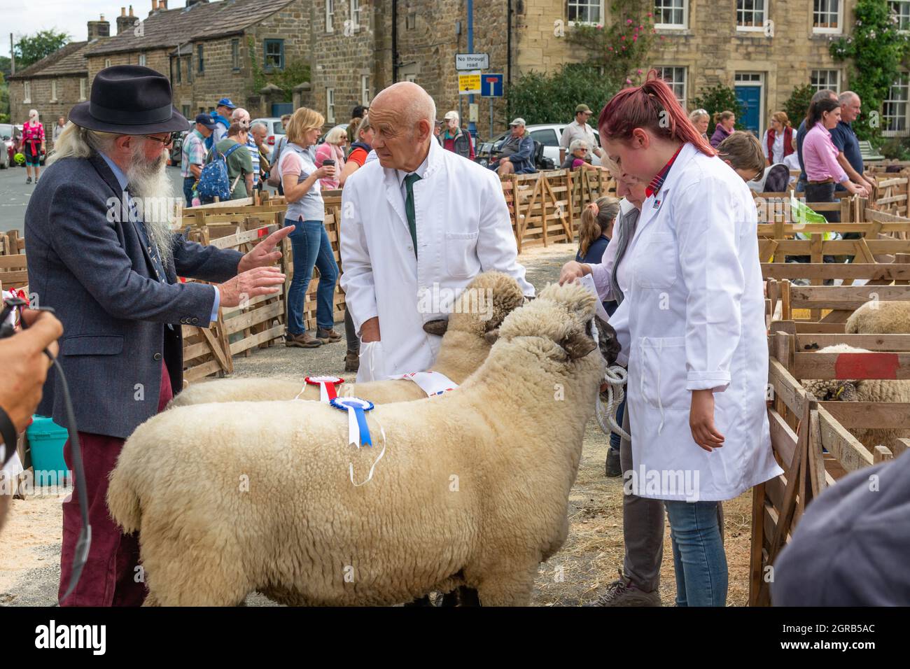 Sheep Fair at Masham Stock Photo - Alamy