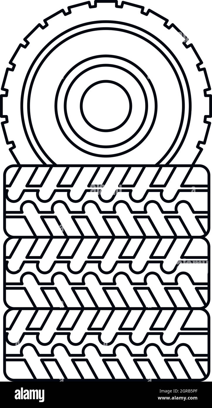 Auto vehicle icon outline hi-res stock photography and images - Alamy