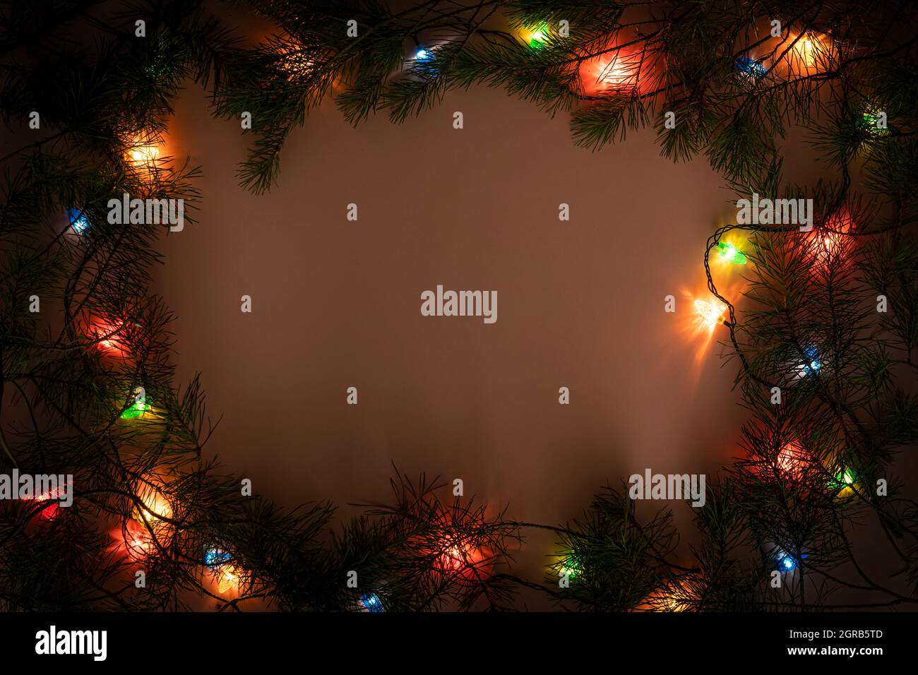 Christmas Lights Powerpoint Background