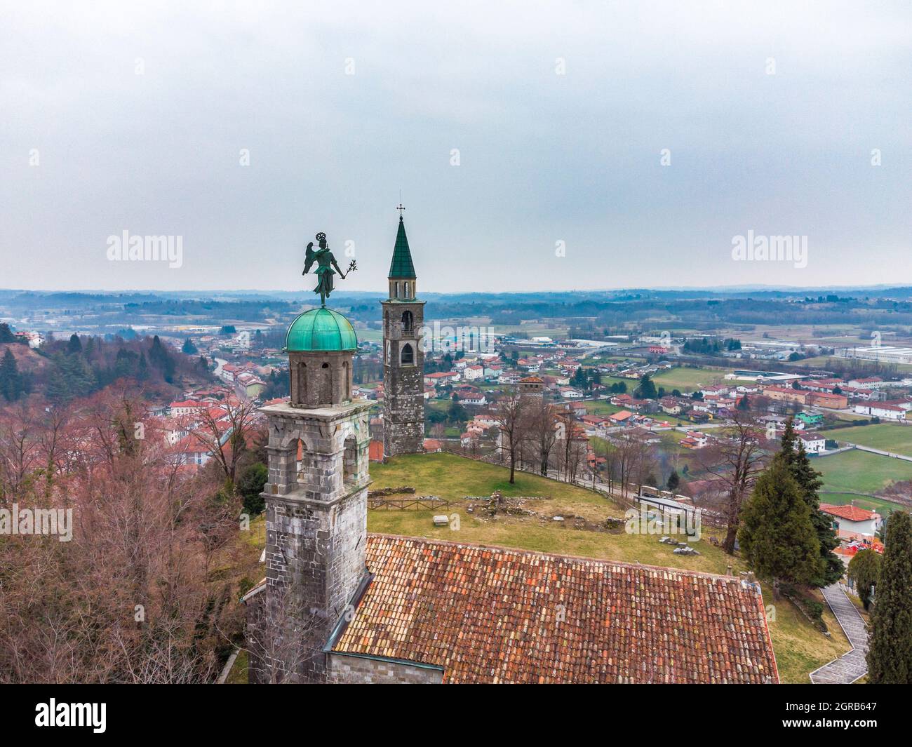 Udine castle angel hi-res stock photography and images - Alamy