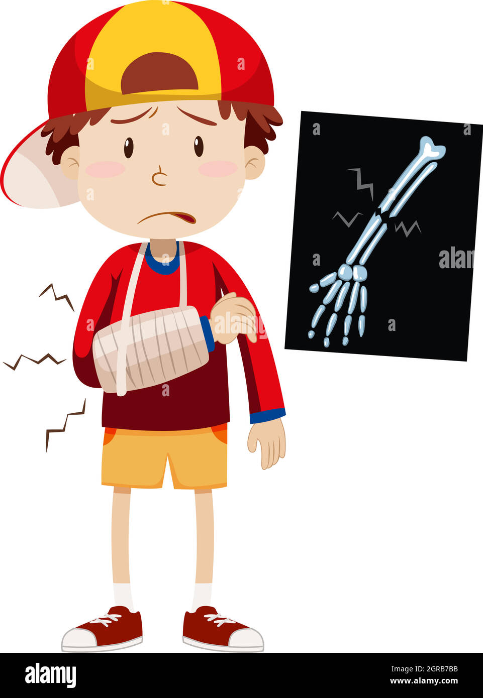 Broken object boy Stock Vector Images - Alamy