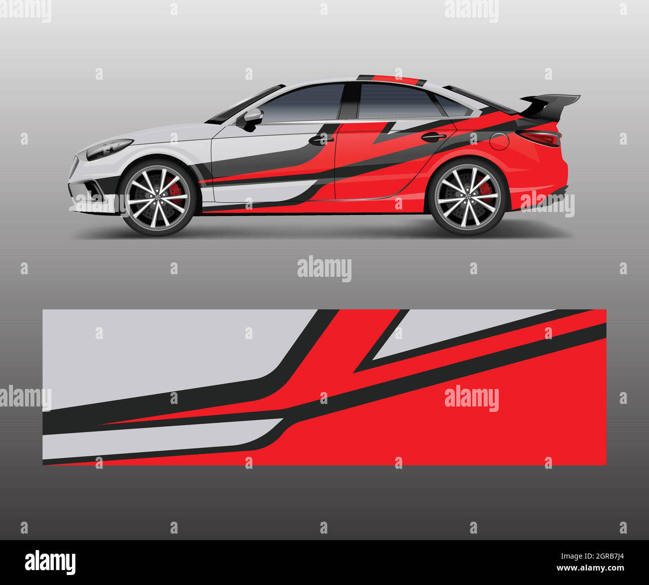 graphic abstract racing designs for vehicle Sticker vinyl wrap. Car ...