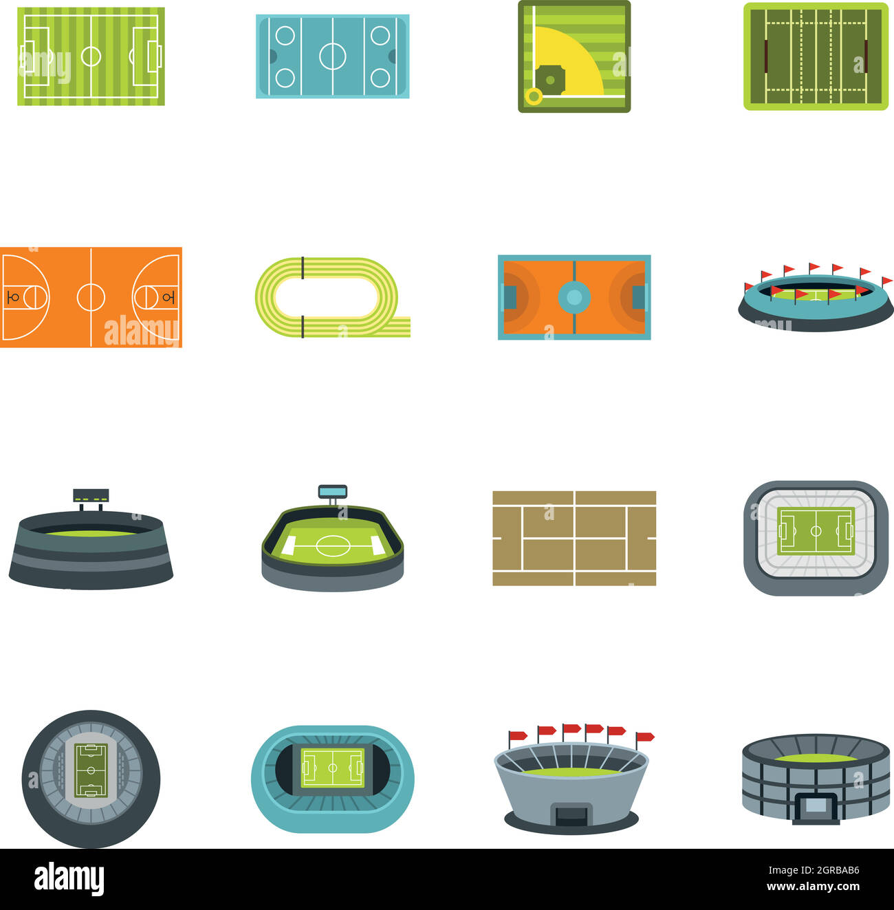 Stadium map illustration hi-res stock photography and images - Alamy