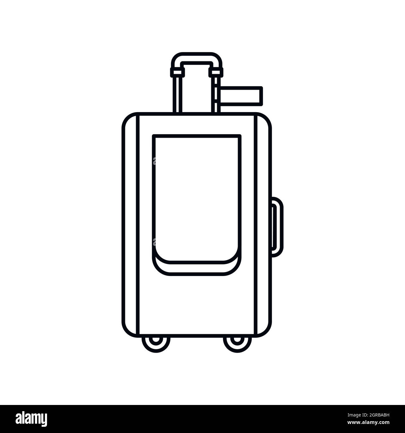 Travel luggage icon outline Stock Vector Images - Alamy