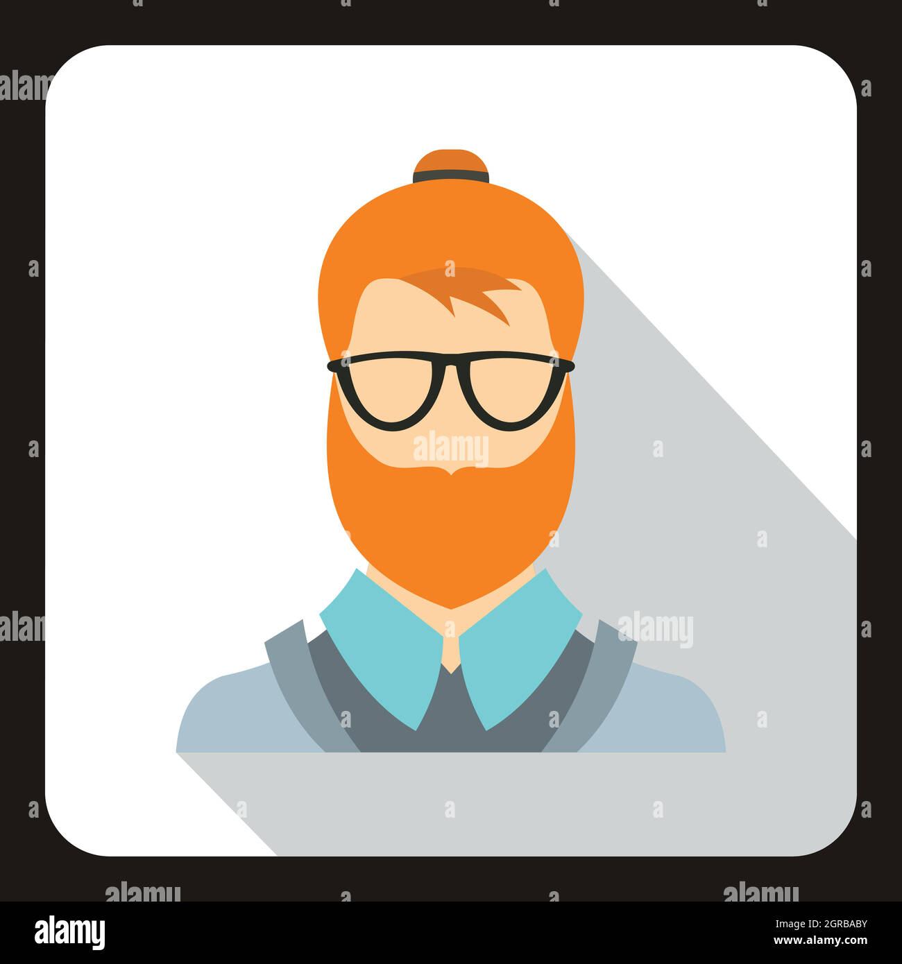 Male hipster icon hi-res stock photography and images - Alamy