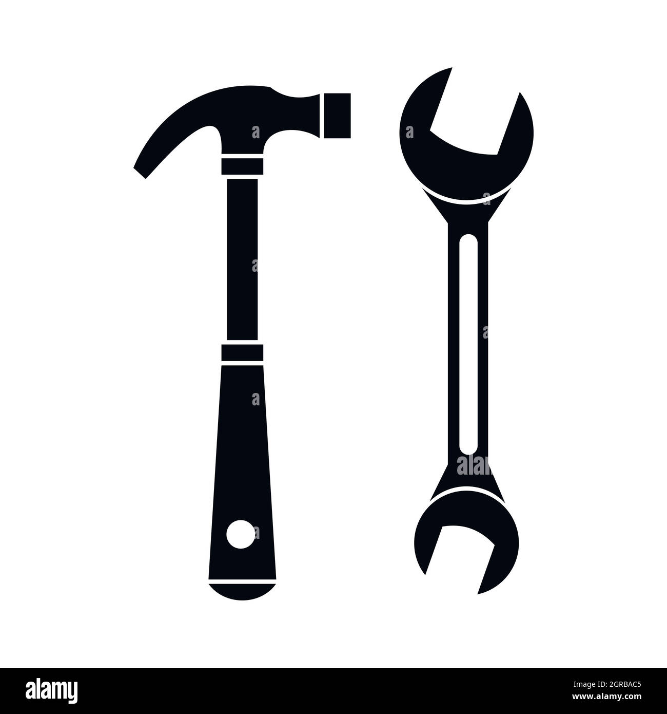 Machinery hammer Stock Vector Images - Alamy