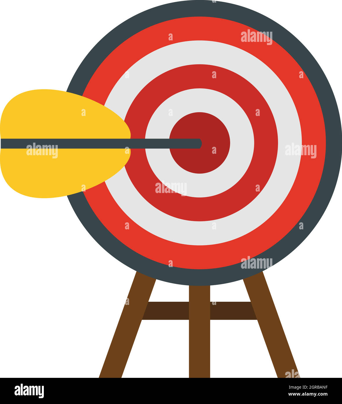 Target arrow black vector Cut Out Stock Images & Pictures - Alamy