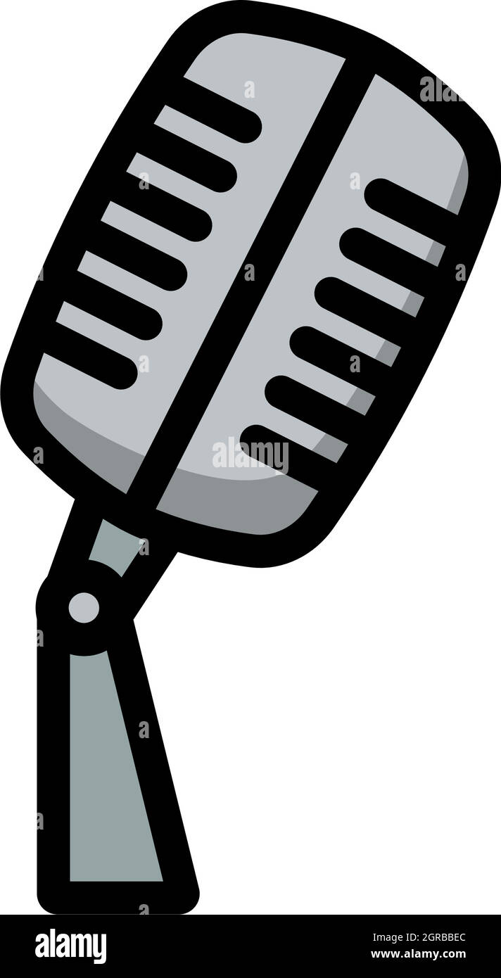 Old Microphone Icon Stock Vector Image & Art - Alamy