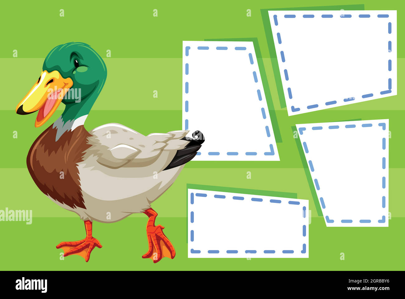 Picture of a duck Stock Vector Images - Alamy