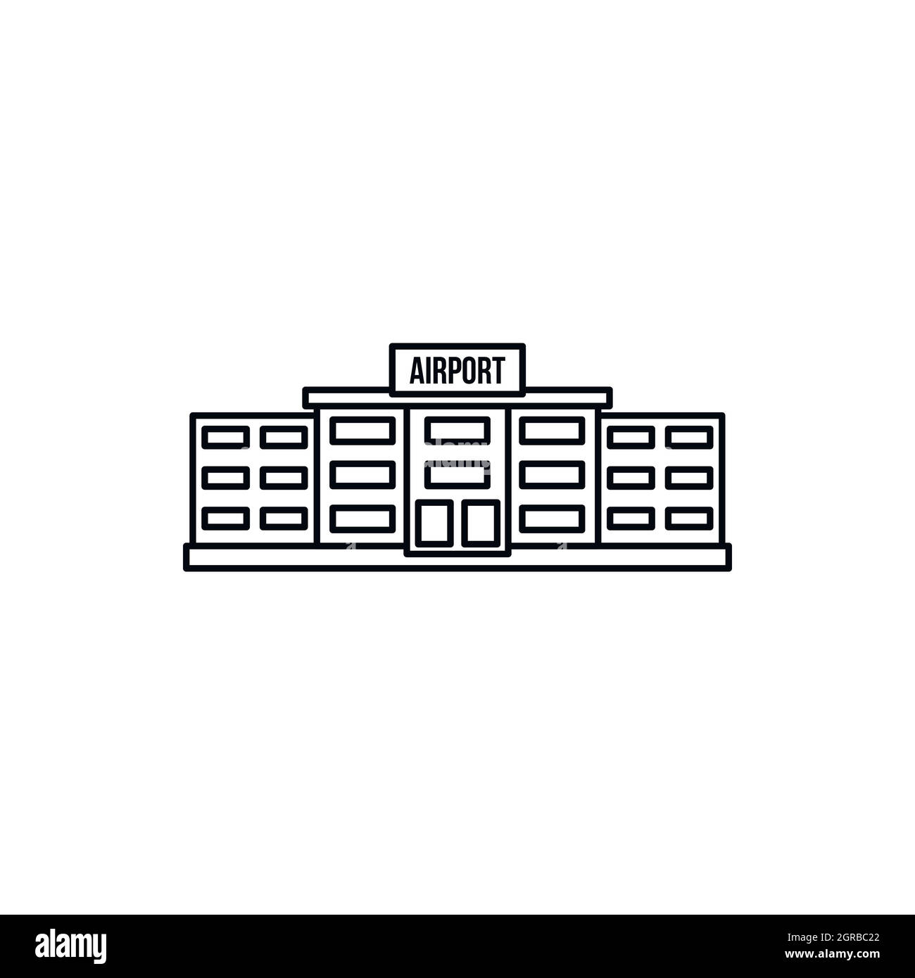 Entrance hall of the bus terminal Cut Out Stock Images & Pictures - Alamy