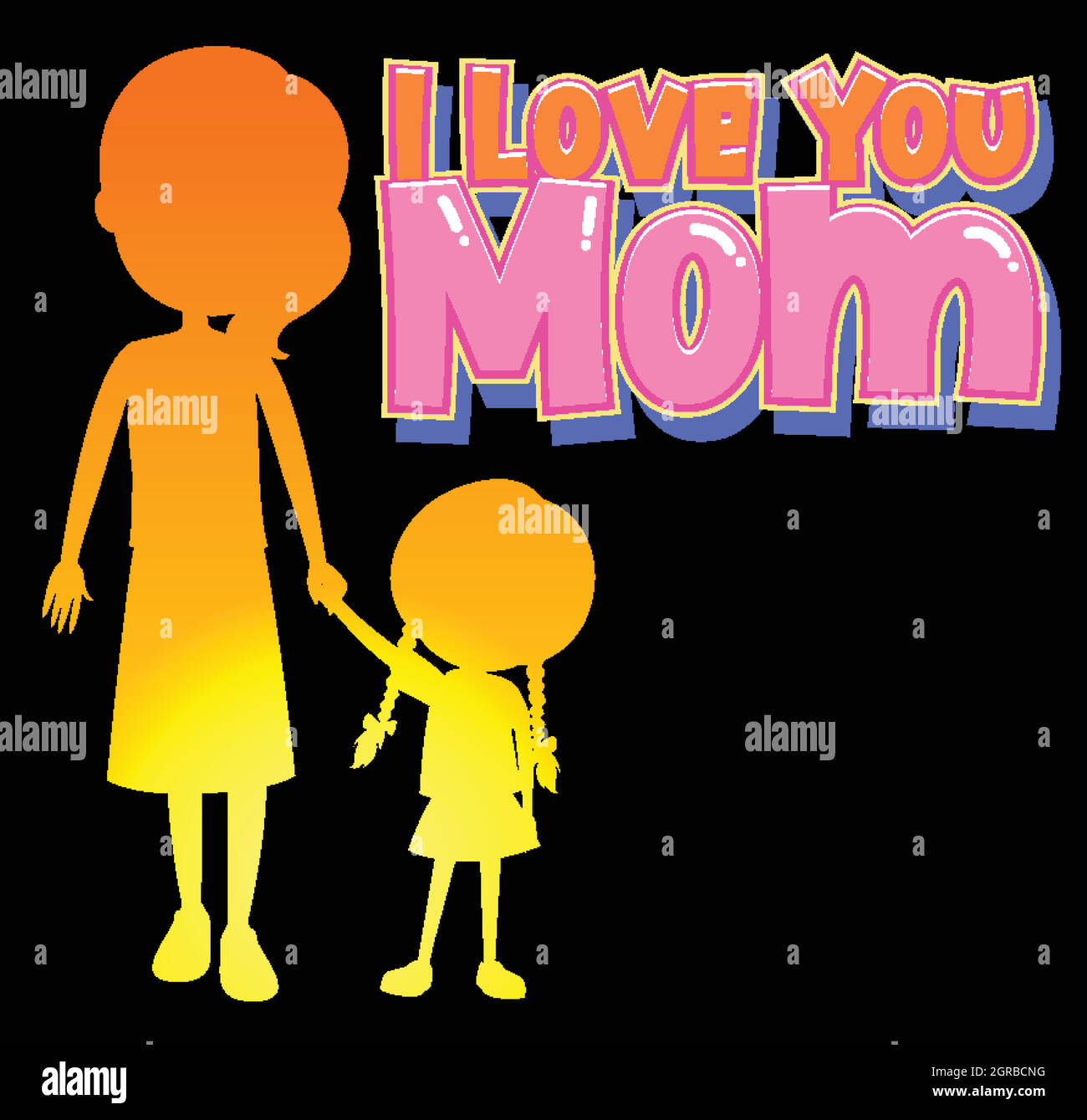 I love you mom hi-res stock photography and images - Alamy