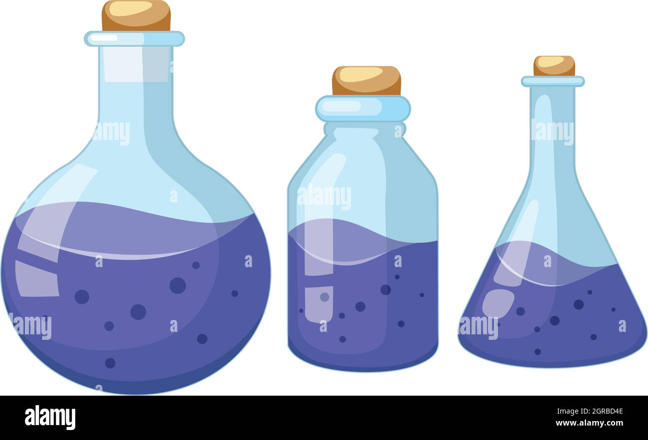 Science lab flask on Cut Out Stock Images & Pictures - Alamy