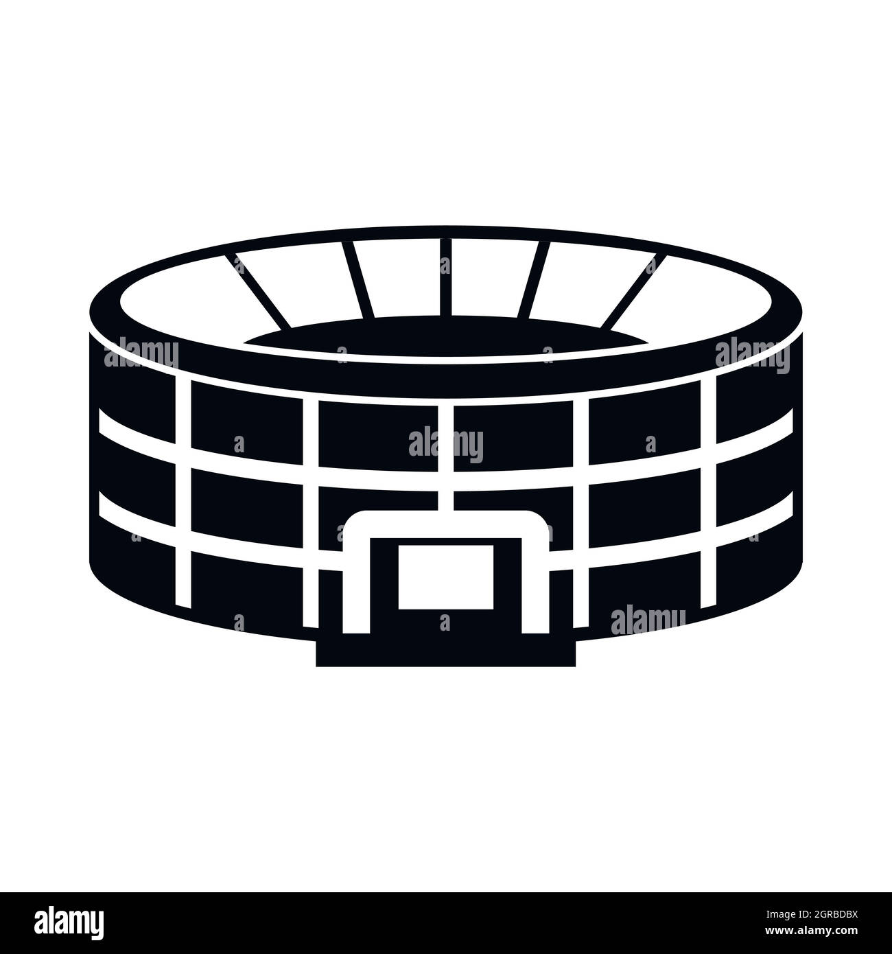 Stadium icon in simple style Stock Vector Image & Art - Alamy