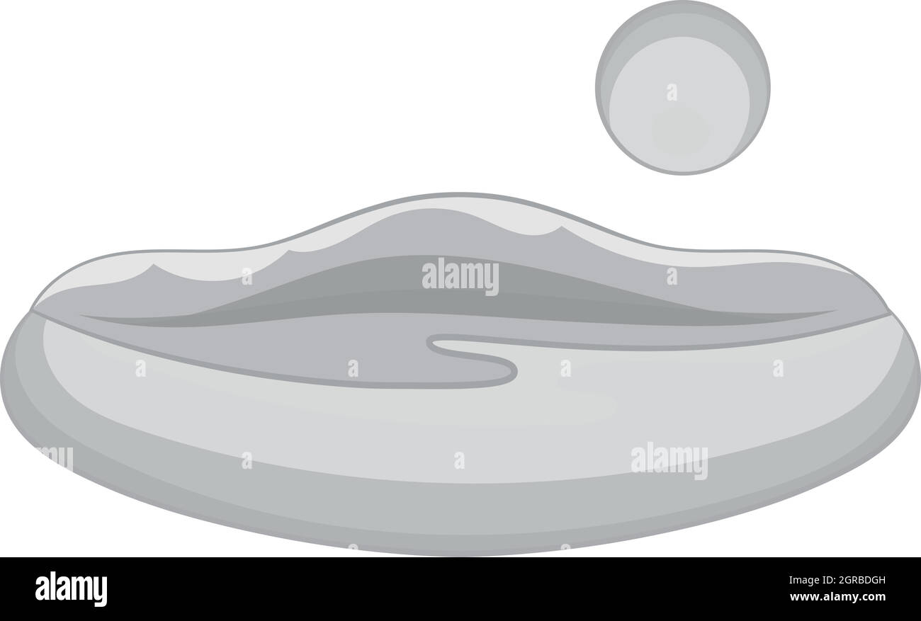 Beach and sun icon, black monochrome style Stock Vector Image & Art - Alamy