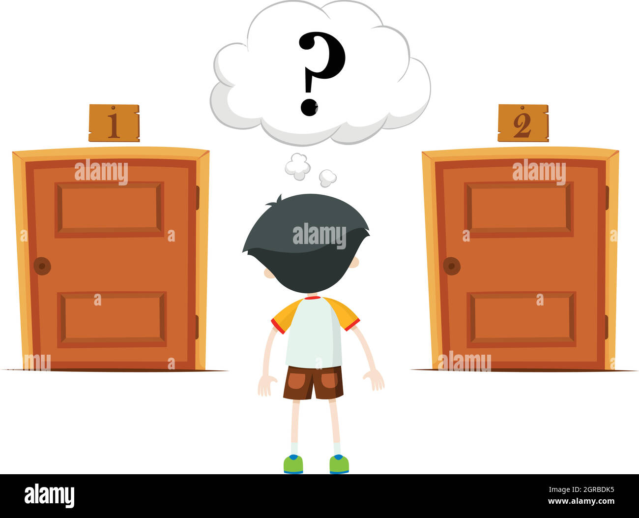 Choice doors Cut Out Stock Images & Pictures - Alamy