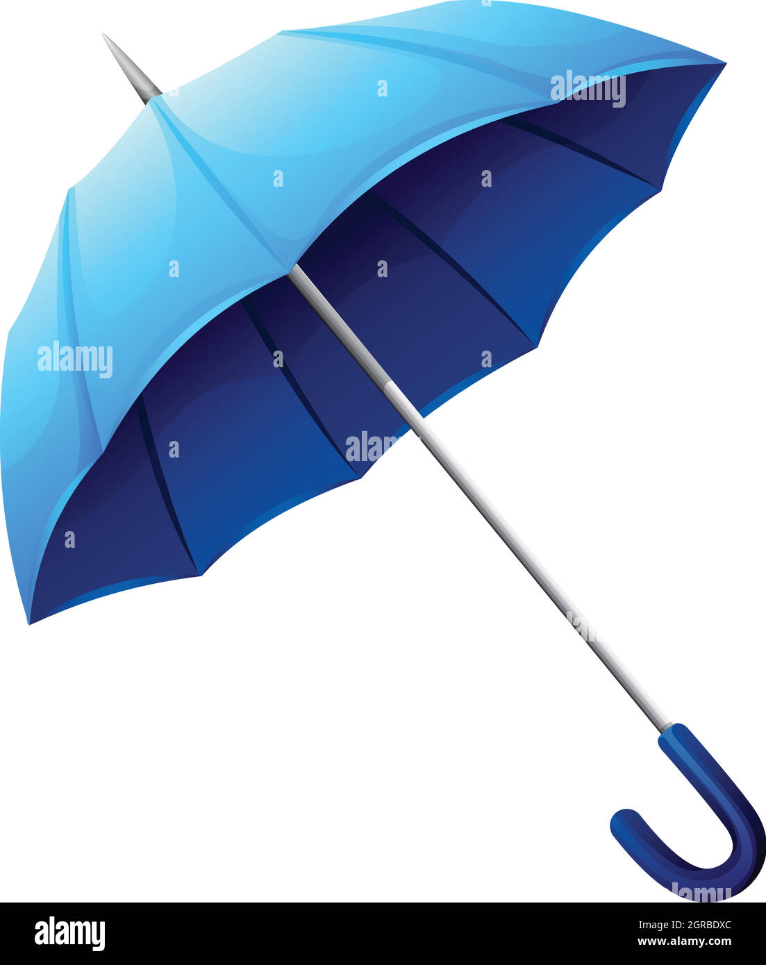A blue umbrella Stock Vector Image & Art - Alamy