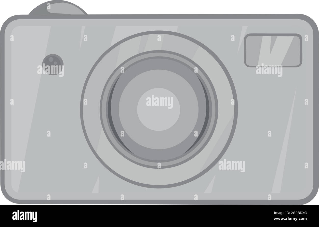 Vintage black film camera Stock Vector Images - Alamy