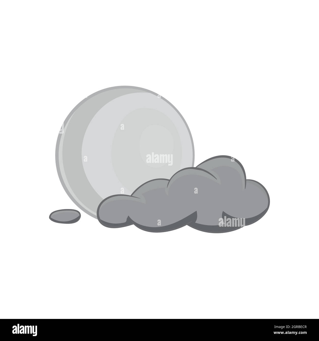 Sky clouds full moon Cut Out Stock Images & Pictures - Alamy