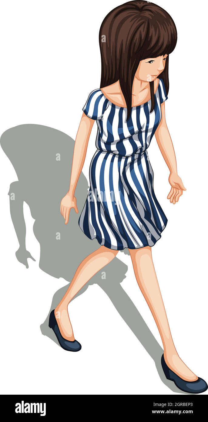 Lady shadow Stock Vector Images - Alamy