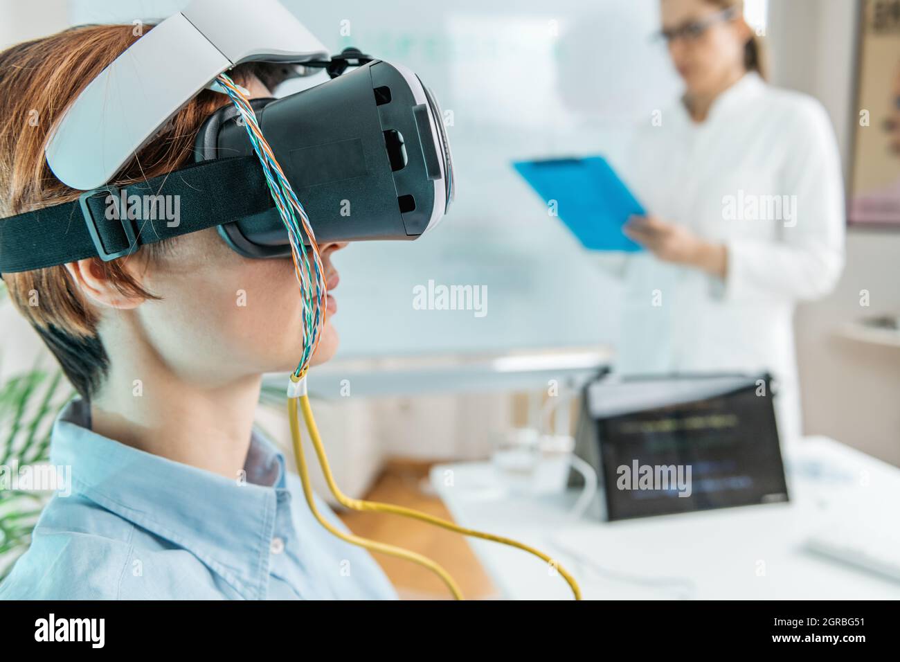 Biofeedback session hi-res stock photography and images - Alamy