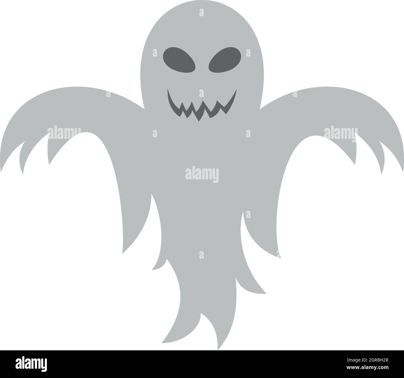 Smiling ghost comic Stock Vector Images - Alamy