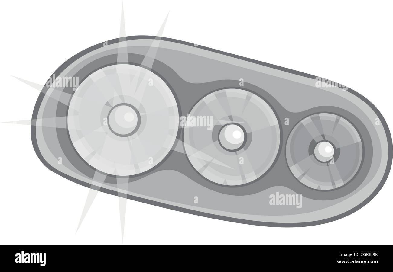 Isolated car headlight bulb Stock Vector Images - Alamy