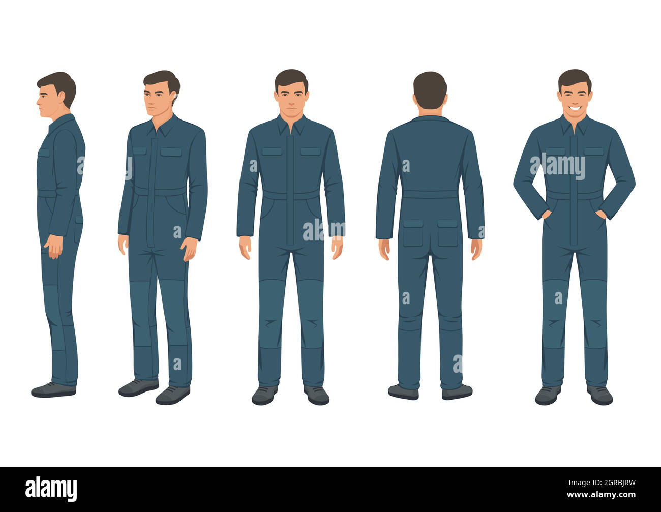 Employee worker uniform Cut Out Stock Images & Pictures - Alamy