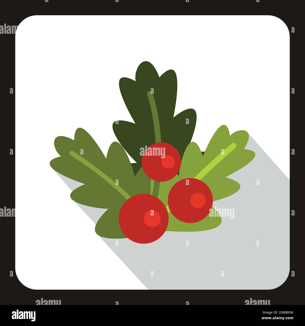 Plants With Red Berries Stock Vector Images - Alamy