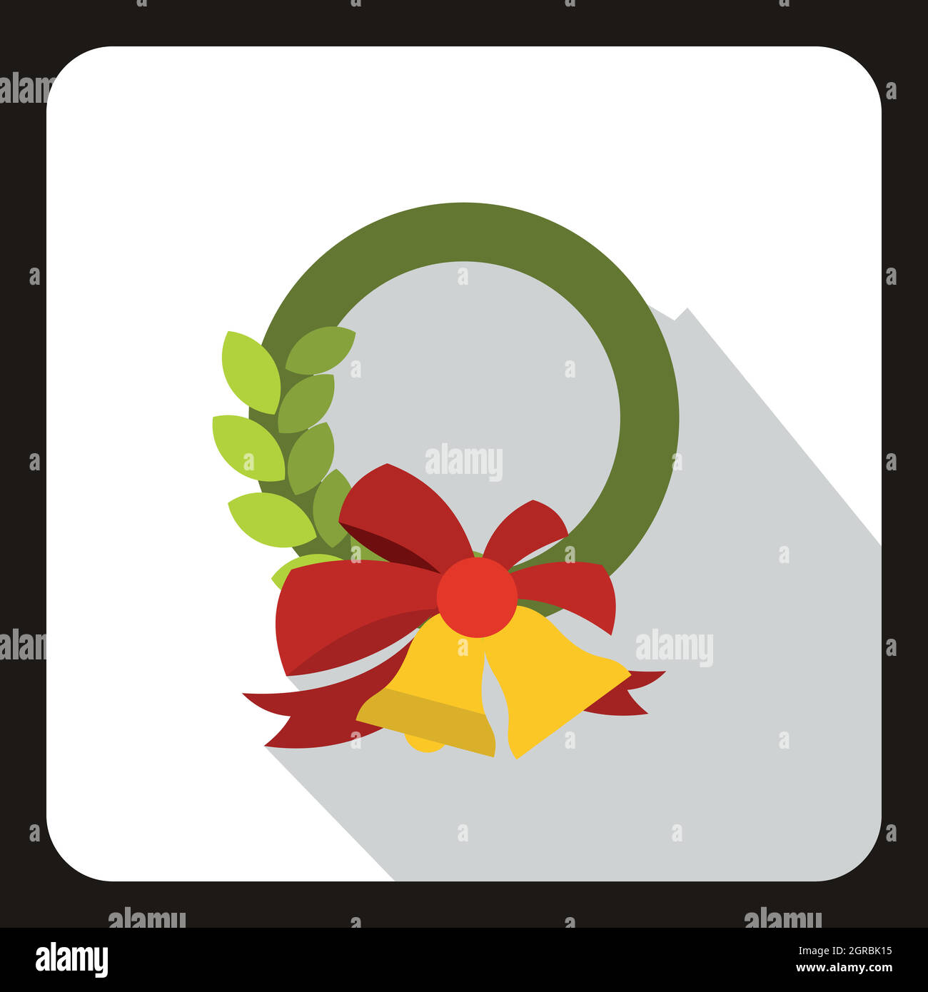 Abstract style wreath frame hi-res stock photography and images - Alamy