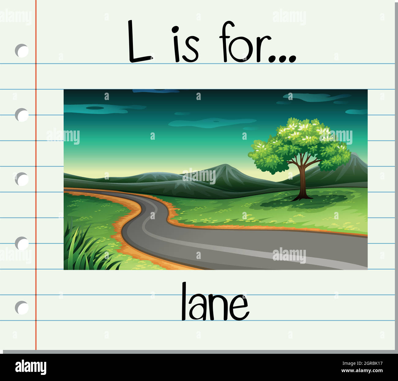 English countryside Stock Vector Images - Alamy